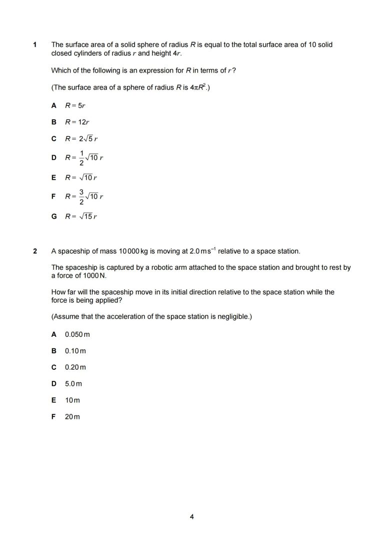 ESAT考试-ENGAA 2023 Section 1真题